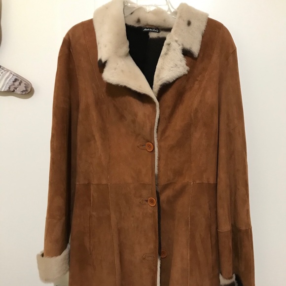 dibello | Jackets & Coats | Dibello Collezione Shearling Coat Firm ...